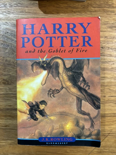 HARRY POTTER AND the Goblet of Fire PB Book by J. K. Rowling Fantasy ...