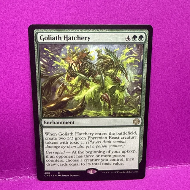 GOLIATH HATCHERY - N/M - Phyrexia All Will Be One Magic The Gathering ...