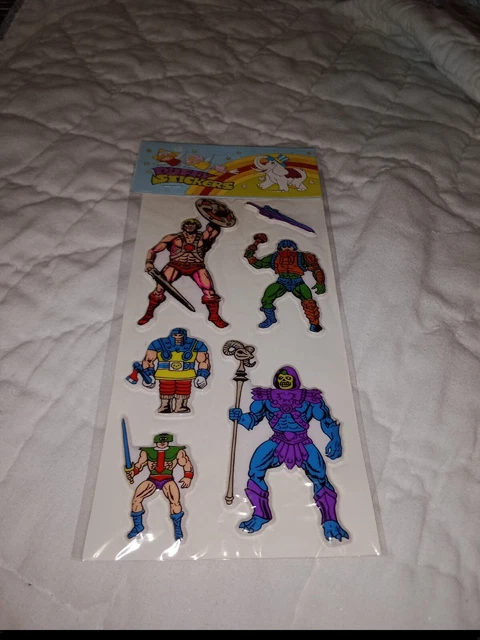 NEW OLD STOCK He-Man And The MASTERS Of The Universe Puffy Stickers ...