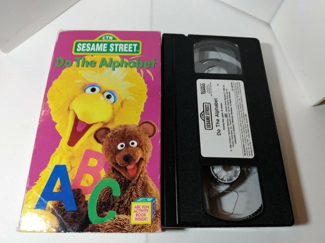 SESAME STREET DO THE ALPHABET VHS VIDEO 1996 Big Bird Baby Bear ABC PBS ...