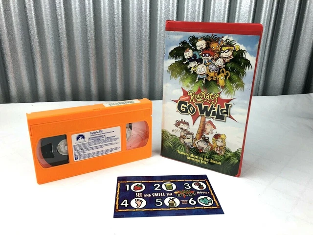 RUGRATS GO WILD (VHS, 2003) Red Clamshell, Scratch Sniff, 56% OFF