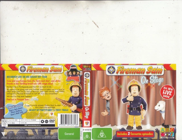 FIREMAN SAM-ON STAGE-2007-ANIMATED FS-DVD £21.64 - PicClick UK