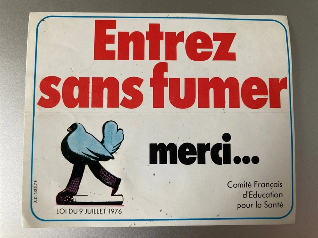 AUTOCOLLANT STICKER VINTAGE Comité français d’éducation pour la Santé ...