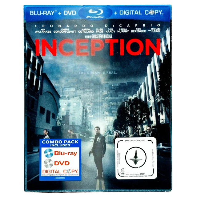 INCEPTION (2010) - Blu-Ray DVD - Like New $11.99 - PicClick AU