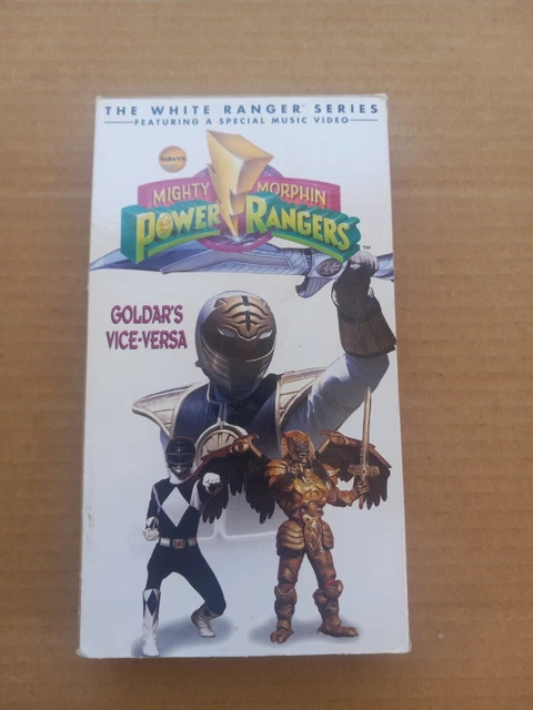 MIGHTY MORPHIN POWER Rangers Goldar's Vice-Versa - 1995 VHS White ...