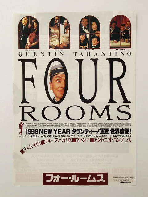 FOUR ROOMS 1995 Quentin Tarantino Tim Roth Madonna Movie Flyer Mini ...