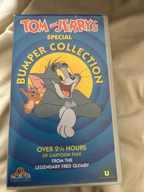 Tom And Jerry Bumper Collection Vhs Video Cassette Double Tape Mgm