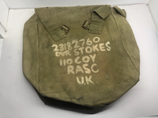ORIGINAL WW2 BRITISH Army 37 Pattern Large Pack - Named - RASC £30.00 ...