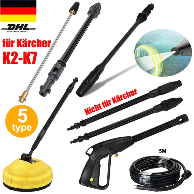 ROTORDÜSE LANZE DRECKFRÄSE für Kärcher serie Hochdruckreiniger K2 K3 K4 K5 K6 K7 EUR 14,00 ...