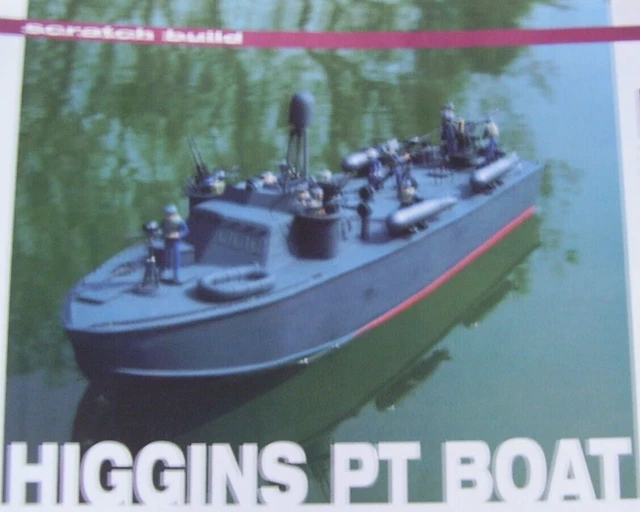 ORIGINAL MODEL BOAT Plan 2004 Higgins 78Ft Pt Boat EUR 11,69 - PicClick DE
