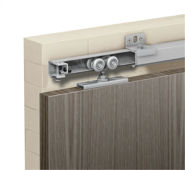 HEAVY DUTY SLIDING Door Gear Track System Top Hung Internal Door Kit ...