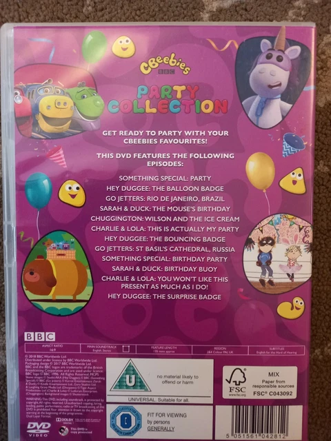 CBEEBIES PARTY COLLECTION Dvd Kids £12.99 - PicClick UK