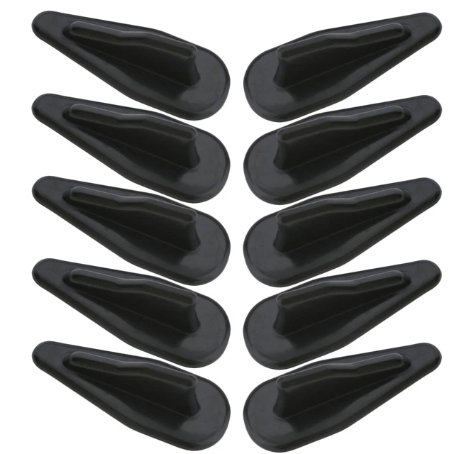 VORTEX GENERATOR ABS EVO-Style PP Roof Shark Fins Spoiler Wing Kit ...