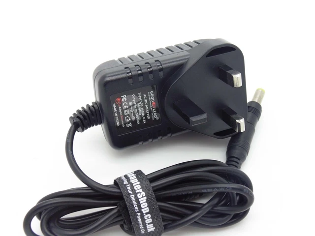 UK 9V MAINS Switching Adapter Charger for DVP-FX740DT Sony Portable DVD ...