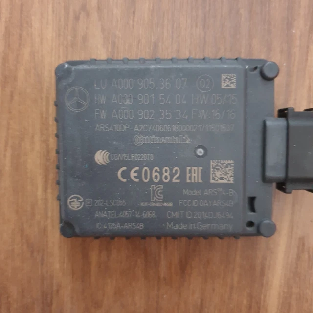MERCEDES-BENZ E CLASS W213 Distronic Radar Sensor, A0009053607 £203.50 ...