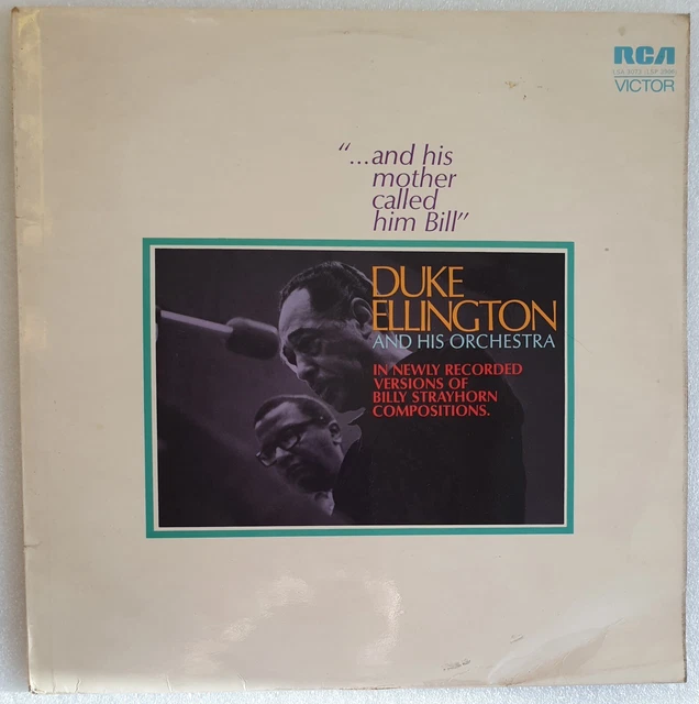 DUKE ELLINGTON &AND His Mother Called Him Bill" Rca Lsa 3073 Test ...