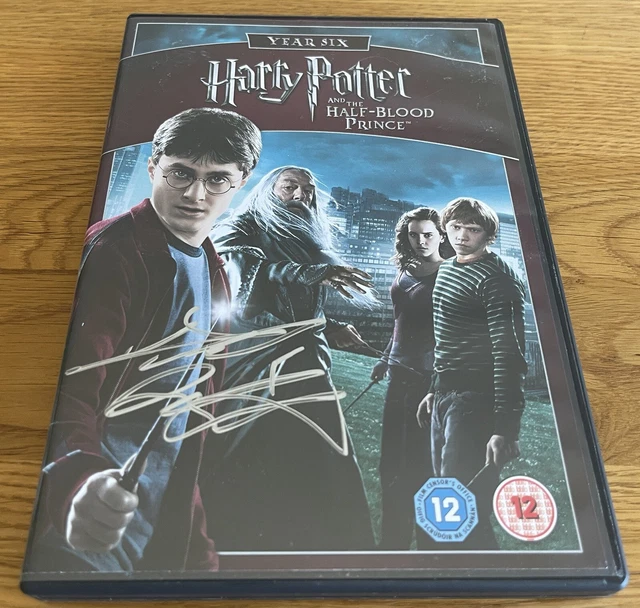 DANIEL RADCLIFFE SIGNED Harry Potter And The Half Blood Prince DVD ...