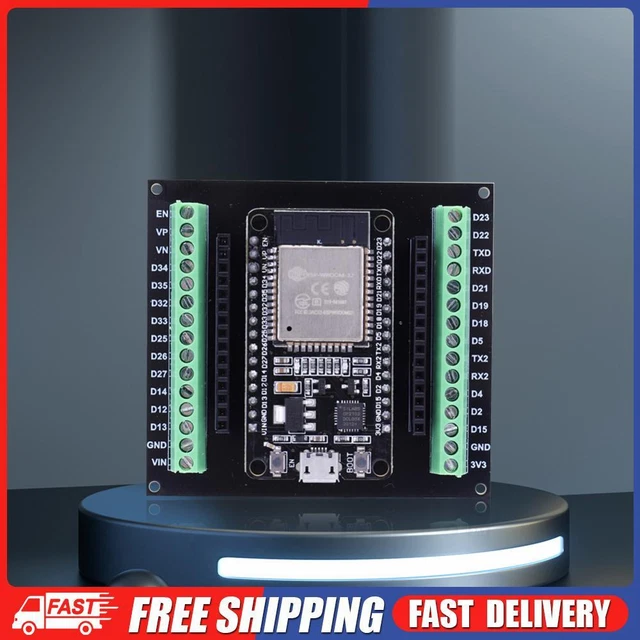ESP32 BREAKOUT BOARD CP2102 NodeMCU-32S Lua 30Pin GPIO 1 Into 2 Low Power Module £7.69 - PicClick UK