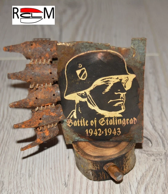 LUFTWAFFE MG 34 Helmet WW2 Stalingrad relic Original german EUR 45,18 ...