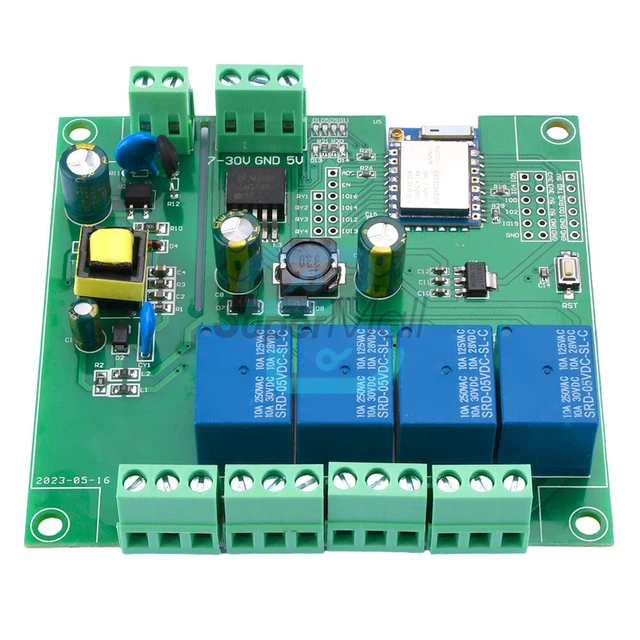 1/2/4/8 CHANNEL ESP32 WIFI Bluetooth BLE Relay Module ESP8266 Development Board EUR 9,51 ...