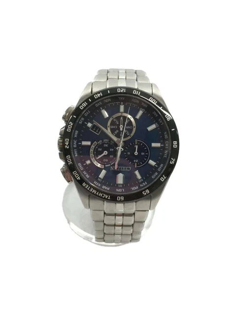CITIZEN ECO-DRIVE E660-S119936 Radio controlled St.Steel Blue Quartz ...