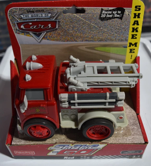 DISNEY PIXAR CARS Shake 'N Go! Red FIRE TRUCK Factory Sealed (READ) £40 ...