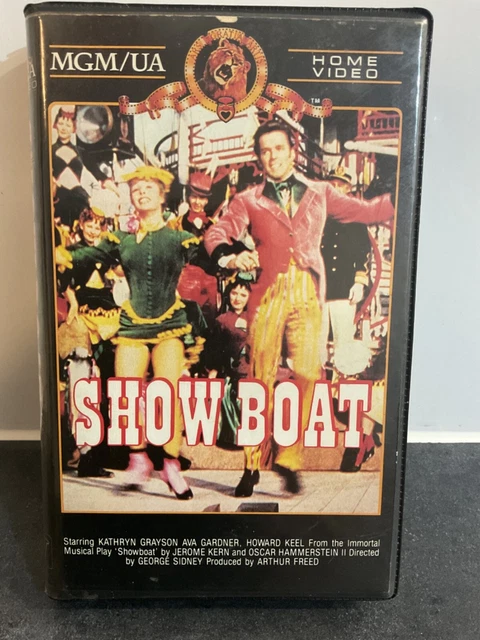 SHOW BOAT VHS/PAL RARE MGM/UA Home Video CLAMSHELL $29.95 - PicClick AU