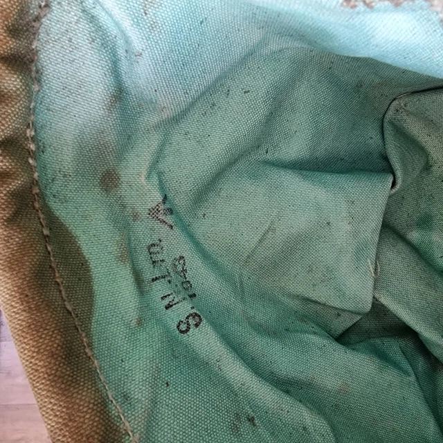 VINTAGE ORIGINAL WW2 British Army/Civil Defence Canvas Bucket Dated ...