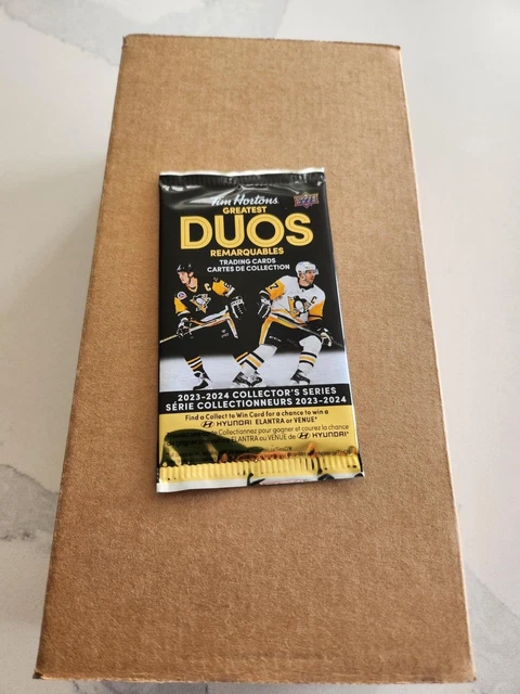 🔥 2023-24 TIM Hortons Greatest Duos Box 100 Wax Packs Sealed New Canada ...