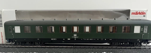 MÄRKLIN H0 43220 Personenwagen Eilzugwagen der DB 29-43 723-5 2. Klasse in OVP EUR 25,00 ...