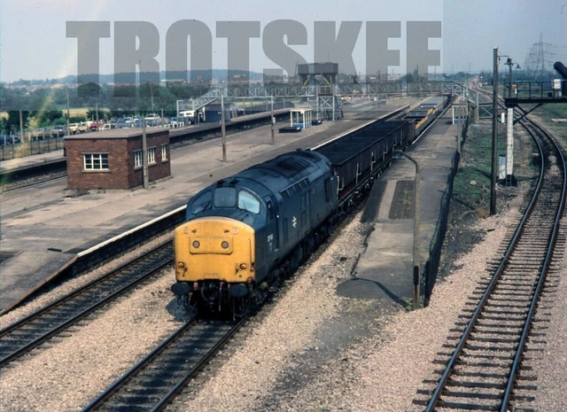 35MM SLIDE BR British Railways Diesel Loco Class 37 37141 Severn Tunnel ...