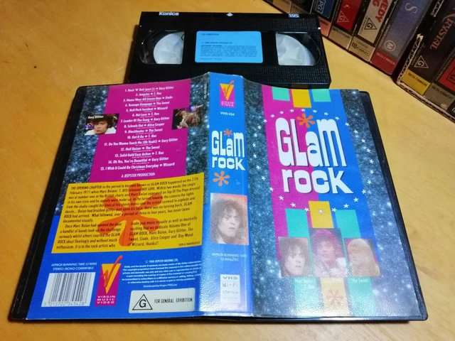 GLAM ROCK (1970'S) - RARE Virgin Music Video VHS Issue! Slade/T.Rex ...