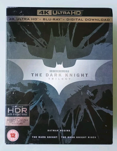 THE DARK KNIGHT Trilogy (Batman) (4K Ultra HD + Blu-ray 2017, 9 Discs Set) Bale £32.99 - PicClick UK