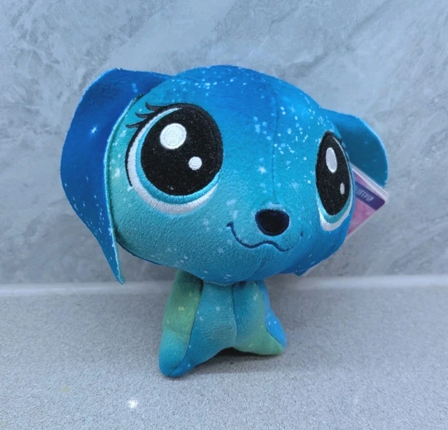 LITTLEST PET SHOP 7" Blue Starry Dog Nova Fluffpup Plush Soft Toy ...
