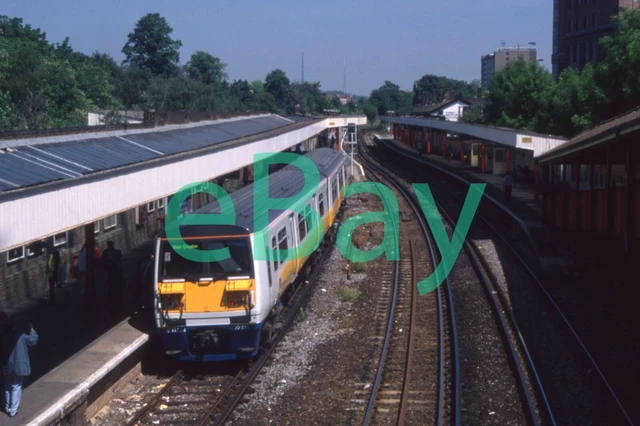 35MM RAILWAY SLIDE of Class 456 EMU 456024 @ West Croydon - Copyright ...