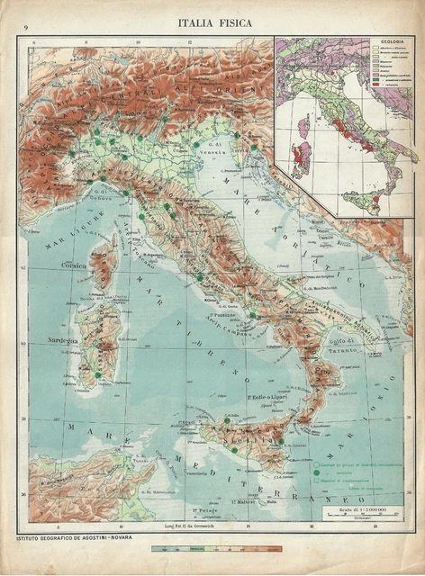 ANTIQUE MAP ITALY Beginning WWII 1940 Antique Map £20.51 - PicClick UK