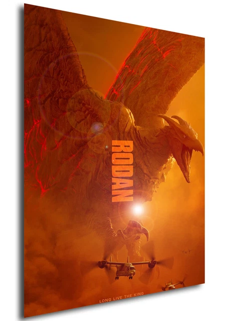 POSTER - GODZILLA - King of the Monsters - Rodan £7.00 - PicClick UK