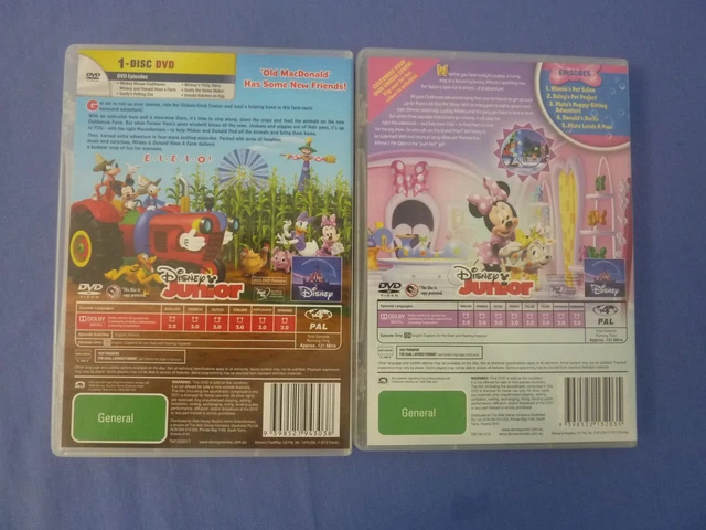 DISNEY JUNIOR MICKEY Mouse Clubhouse Minnie's Pet Salon + Have a Farm ...