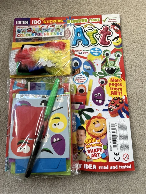 CBEEBIES ART MAGAZINE Make Colourful Friends Children’s Crafts £3.29 ...