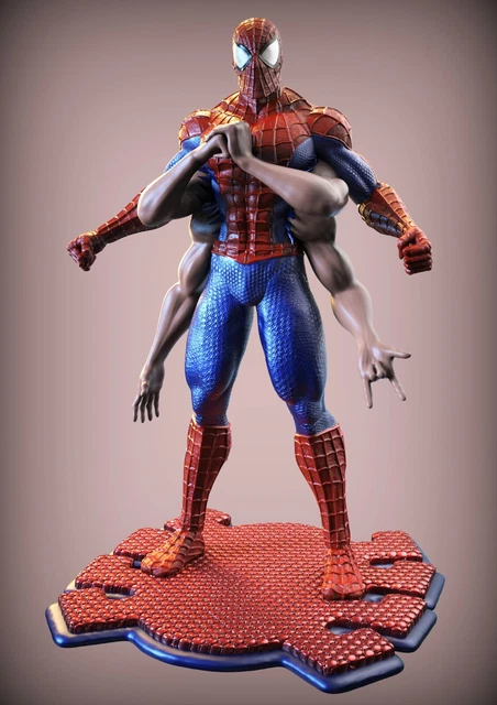 SPIDER-MAN STATUE/SIX ARMS/3D Printed/Marvel Universe/Sanix $70.83 ...