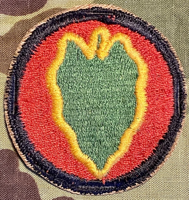 ORIGINAL WW2 US Army 24th Infantry Division Patch - The Taro Division ...