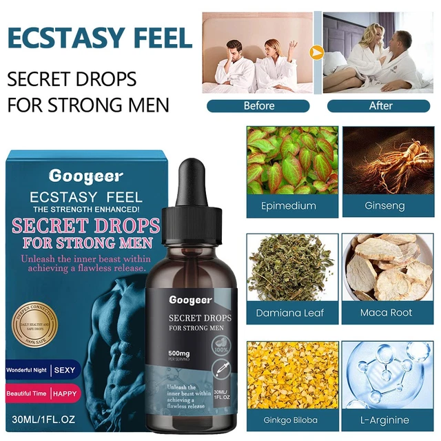 SECRET HAPPY DROPS For Strong Men,Oral-Drops,Enhancing Sensitivity ...