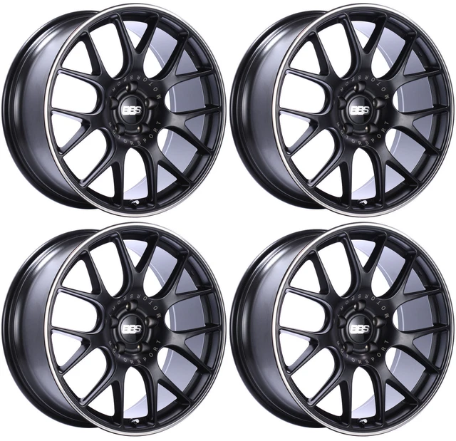 19 Zoll Bbs Ch R Alu Felgen 5x112 Schwarz Für A3 S3 Tt Gti R R32 Rs