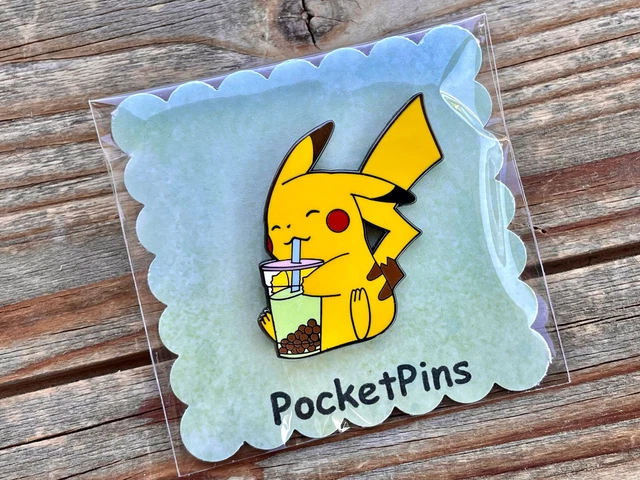BULBASAUR DRINKING BOBA Milk Tea - Pokemon Hard Enamel Pin £8.42 ...