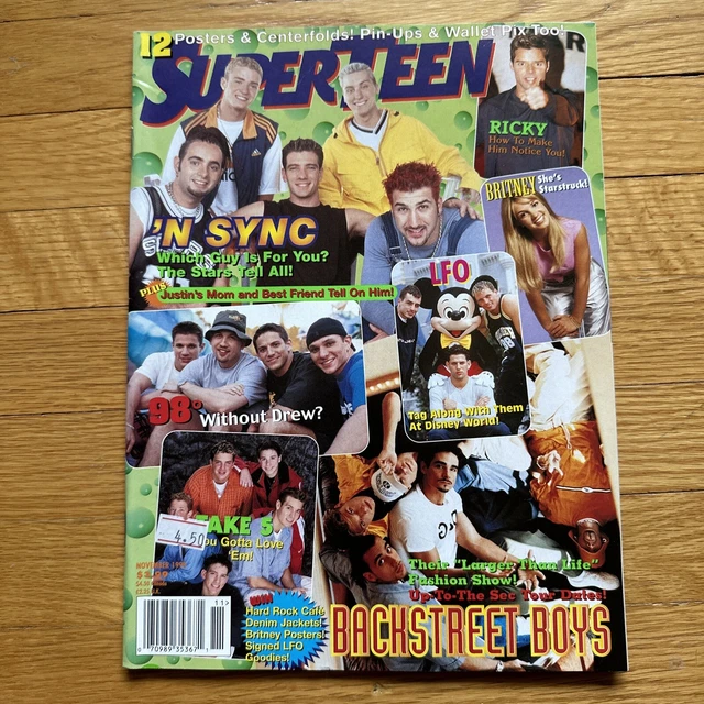 SUPER TEEN MAGAZINE November 1999 UNREAD Britney ,*NSYNC,Backstreet ...