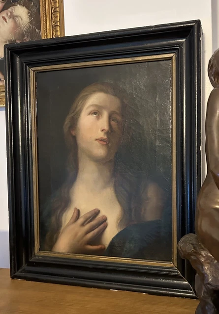 MARIE MADELEINE EN Extase , Sublime Huile Sur Toile XVIII/ XIX EUR 1.000,00 - PicClick FR