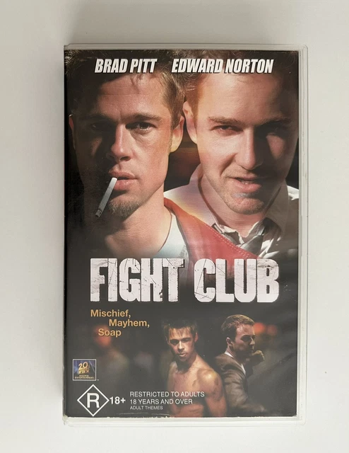 FIGHT CLUB [VHS] 20th Century Fox Big Box Ex-Rental Video Tape David ...