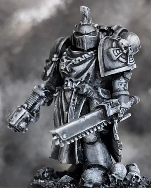 SPACE MARINE TRUE scale conversion Marshall Black Templar First Born ...
