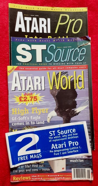 ATARI WORLD, ST Source, Atari Pro, Computer Magazines Issue 2 June 1995 ...