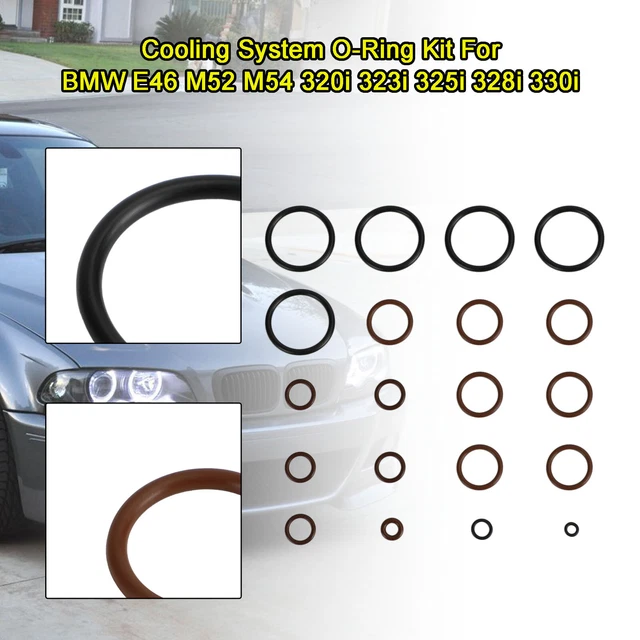 COOLING SYSTEM O-RING Kit for BMW E46 M52 M54 320i 323i 325i 328i ...